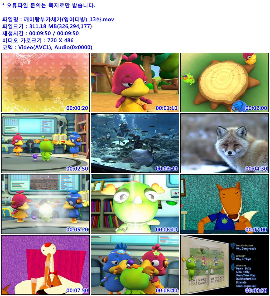 깨미랑부카채카 영어더빙 13화 시드
