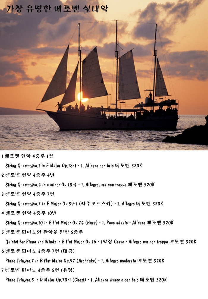 가장 유명한 베토벤 실내악 시드